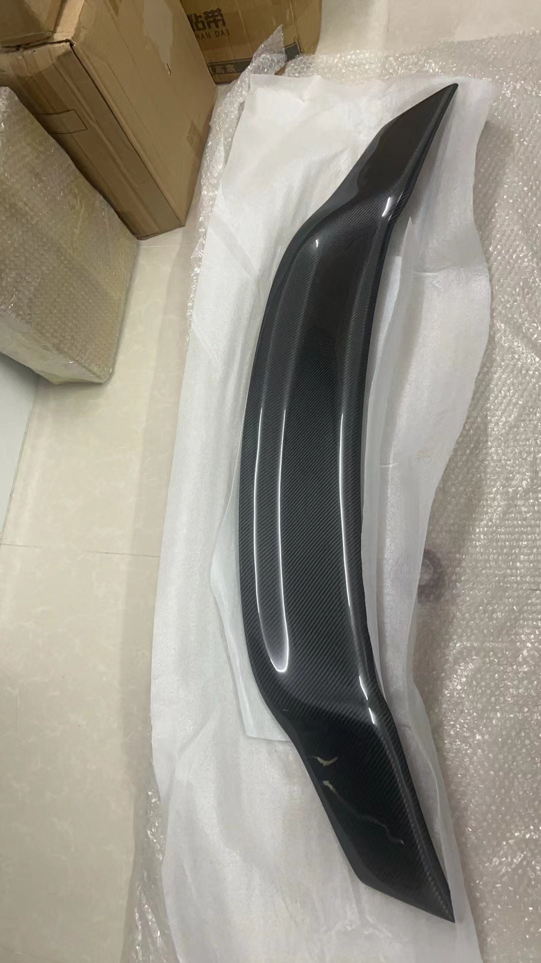 2016-2018 Audi A6 C7.5 Renntech Style Carbon Fiber Trunk Spoiler For A ...